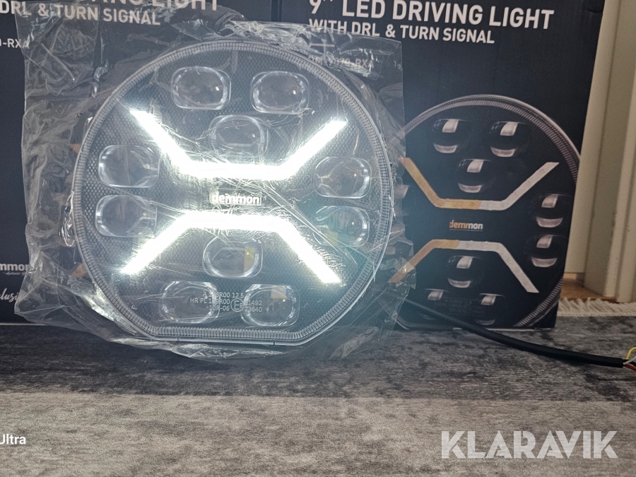 Led Extra ljus Demmon 9” Dm-9070-RXA, Gällivare, Klaravik a
