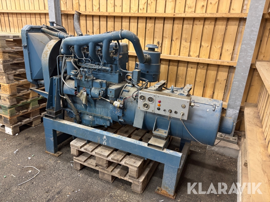 Reservkraftverk VEB IFA Motorenweke 4 VD 14,5/12-1 SRW, Näss