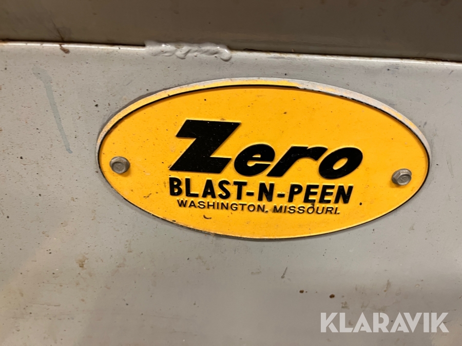 Blästerskåp med sandfilterskåp Zero Blast - N - Peen, Örebro