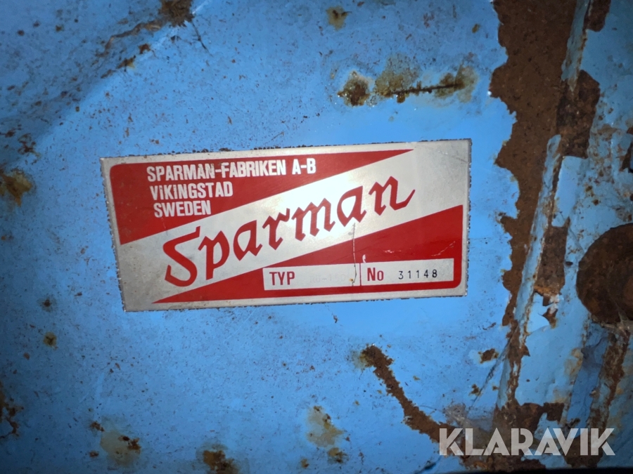 Rundbalsupprullare Sparman RU-150, Höör, Klaravik auktioner