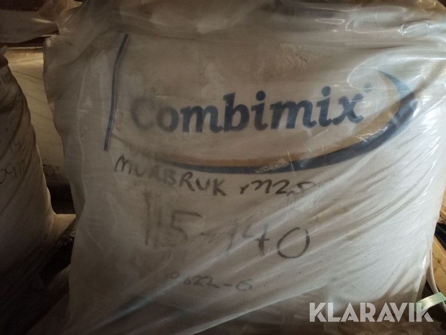 Klaravik Auktioner | Murbruk Combimix 3000 kg