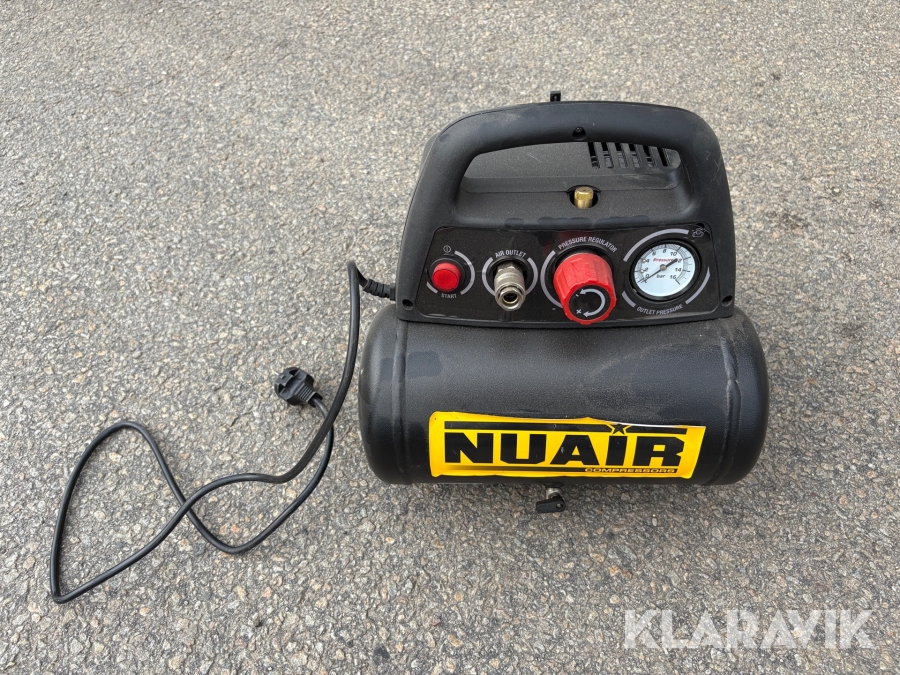 Kompressor Nuair 200/8/6, Helsingborg, Klaravik auktioner