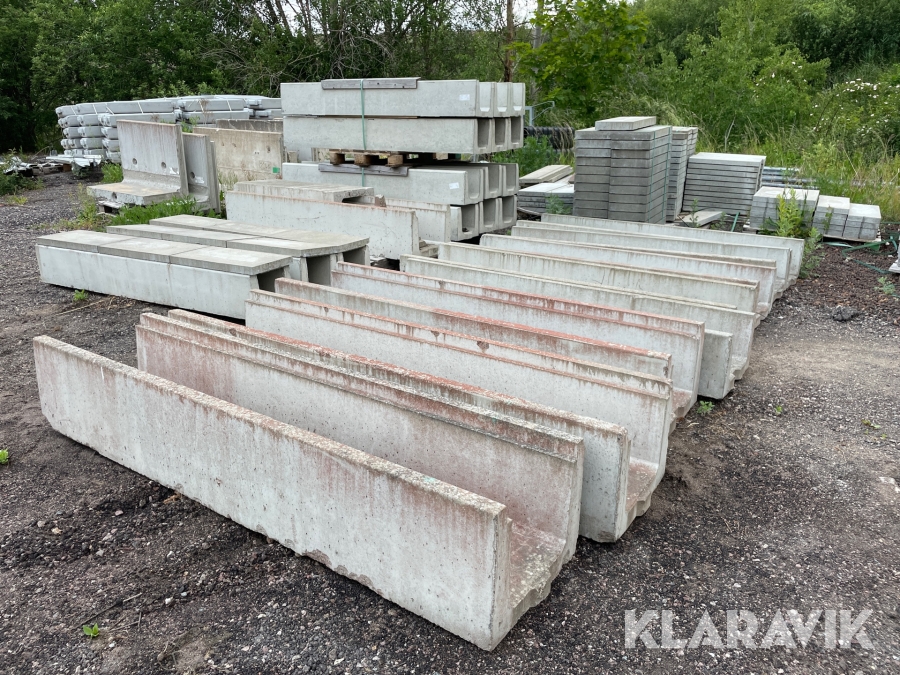 Kabelrännor i betong, Kalmar, Klaravik auktioner