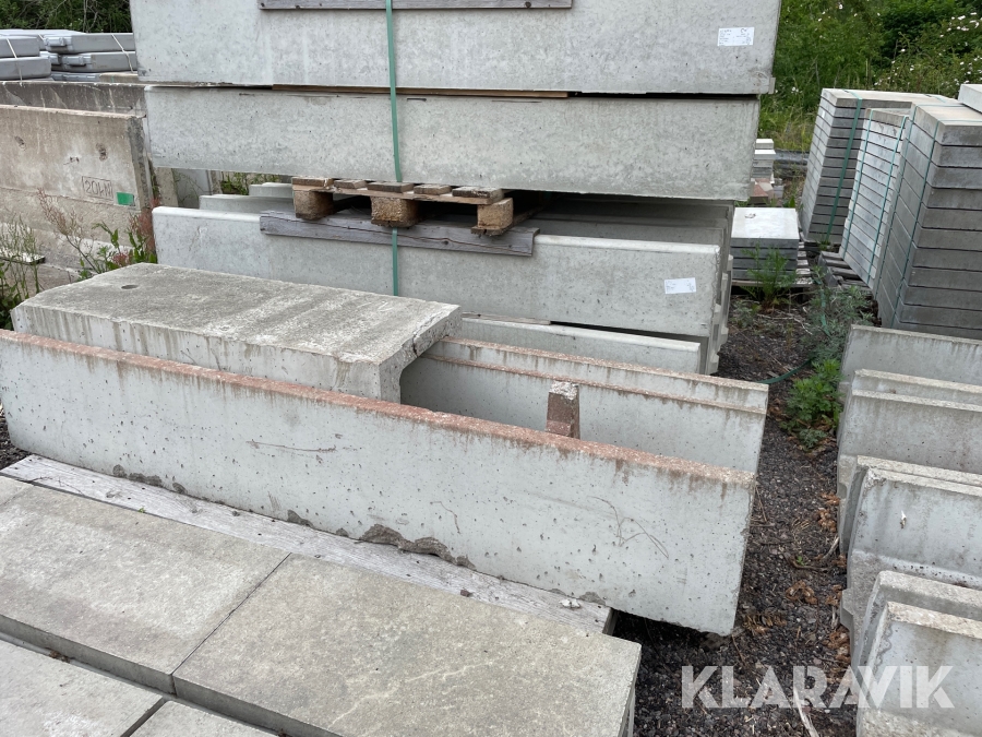 Kabelrännor i betong, Kalmar, Klaravik auktioner