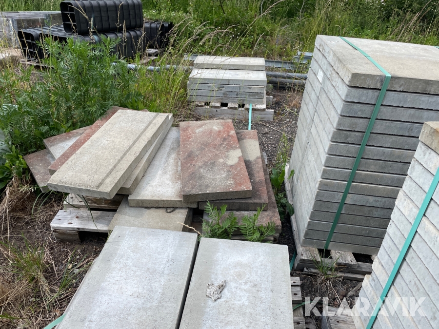 Kabelrännor i betong, Kalmar, Klaravik auktioner