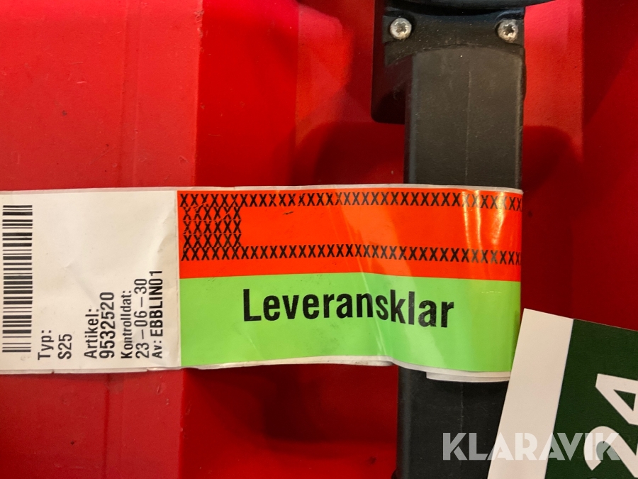 Stoftavskiljare Pullman Ermator S 25, Jönköping, Klaravik au