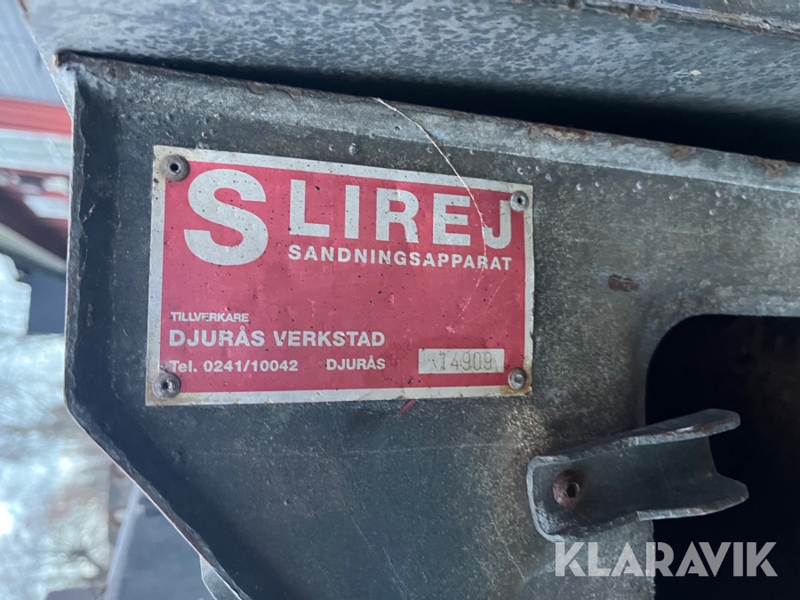 Sandspridare Slirej, Emmaboda, Klaravik auktioner