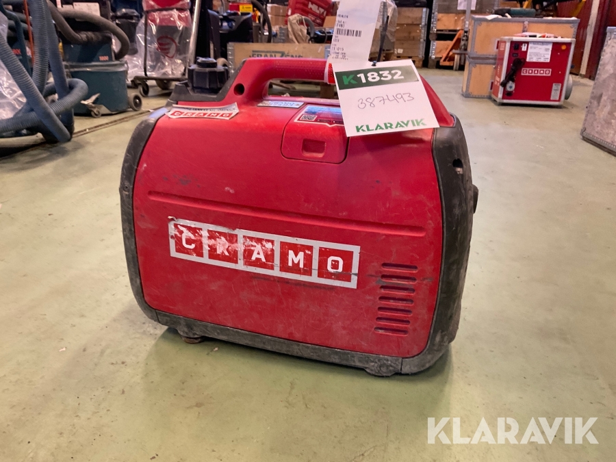 Bensindrivet Elverk Honda EU 20 I, Jönköping, Klaravik aukti