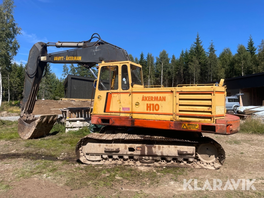 Grävmaskin Åkerman H10B, Årjäng, Klaravik auktioner