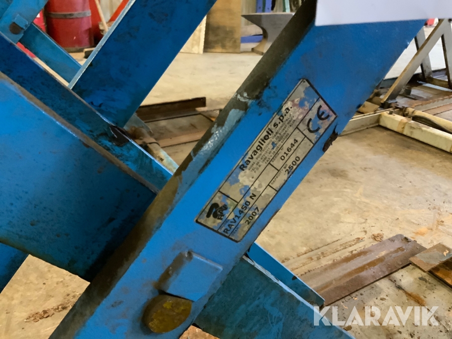 Billyft Ravaglioli RAV1450 N, Skövde, Klaravik auktioner