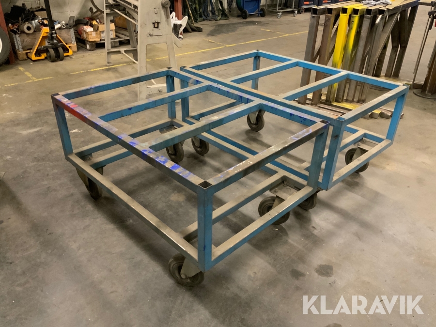 Vagnar för europapall 80x120, Nyköping, Klaravik auktioner