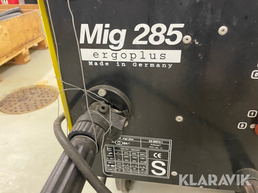 Svets Erfi Mig 285 ergoplus, Varberg, Klaravik auktioner
