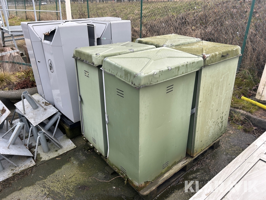 Soptunnor & flisbinge, Göteborg, Klaravik auktioner