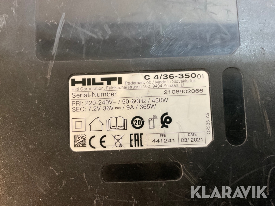 Borrskruvdragare Hilti SF 10 WA 22 , Jönköping, Klaravik auk