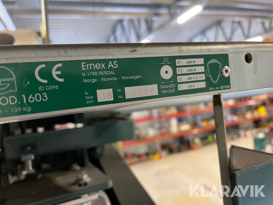 Gjerdesåg Ernex 1603, Gävle, Klaravik auktioner