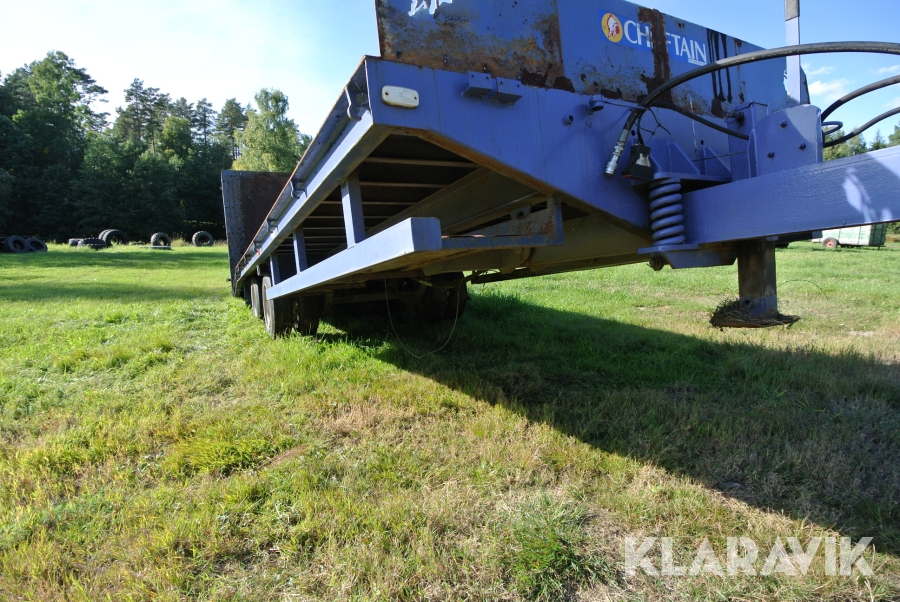 Maskintrailer Chieftain Lastramp, Vaggeryd, Klaravik auktion