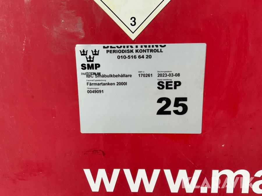 Farmatank Färmartanken AB, Laxå, Klaravik auktioner