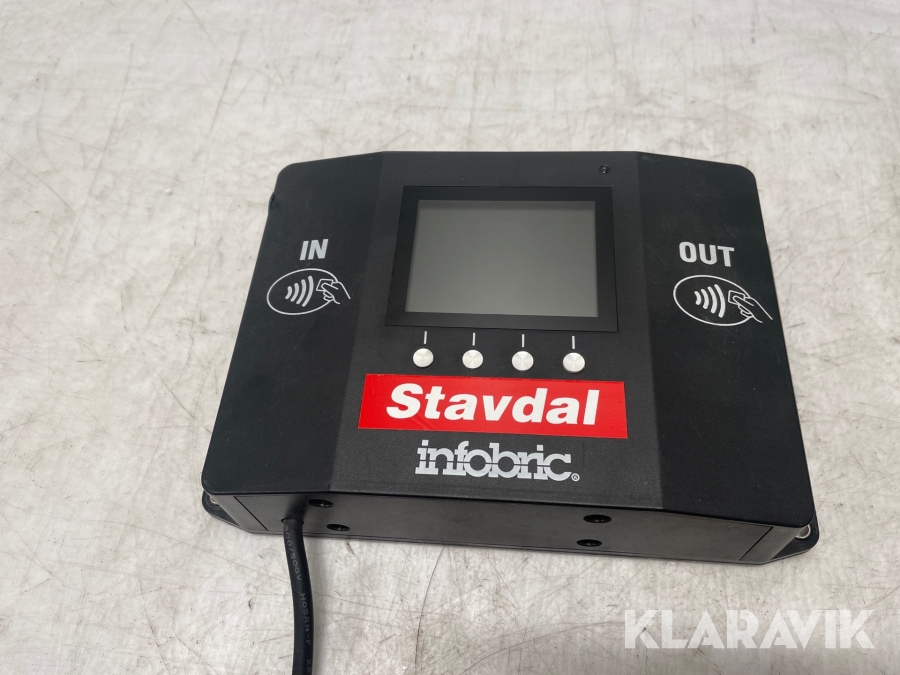 Registreringsbox & Styrenhet med GPRS Infobric Regbox-läsare