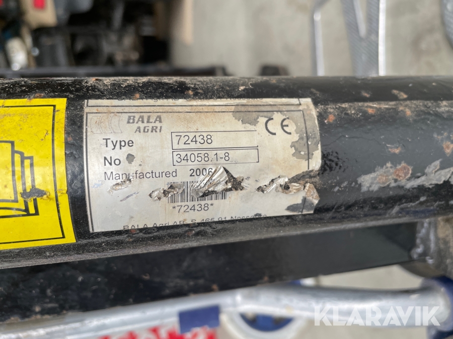 Adapter traktor 3-p till Stora BM Bala Agri 72438, Härnösa