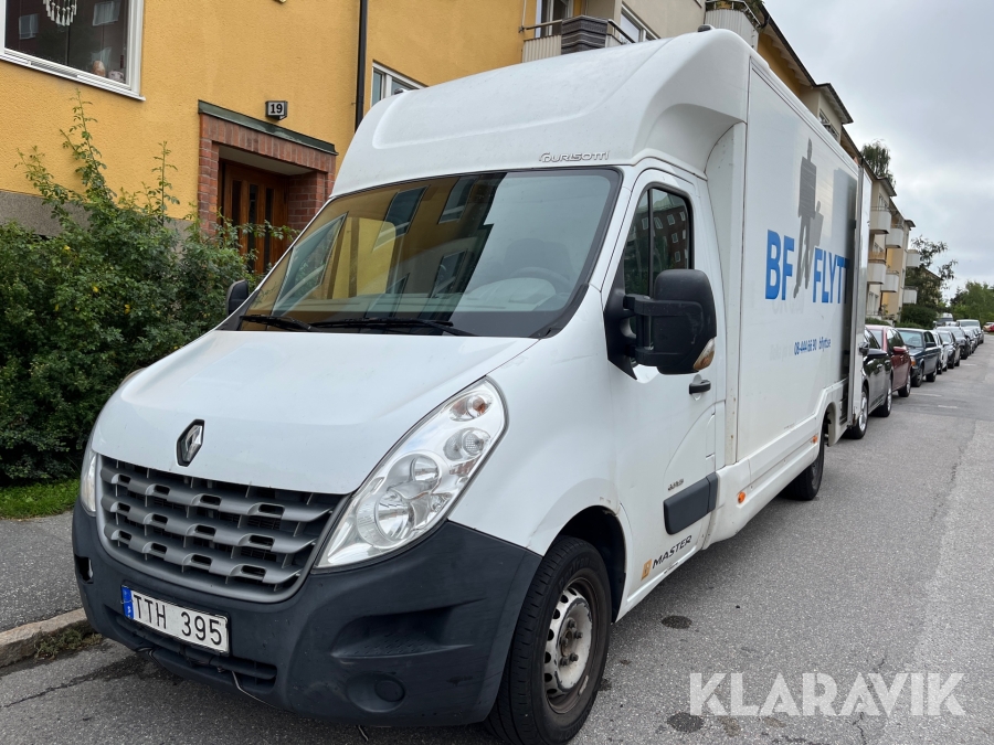 Flyttbil Renault Master, Stockholm, Klaravik auktioner