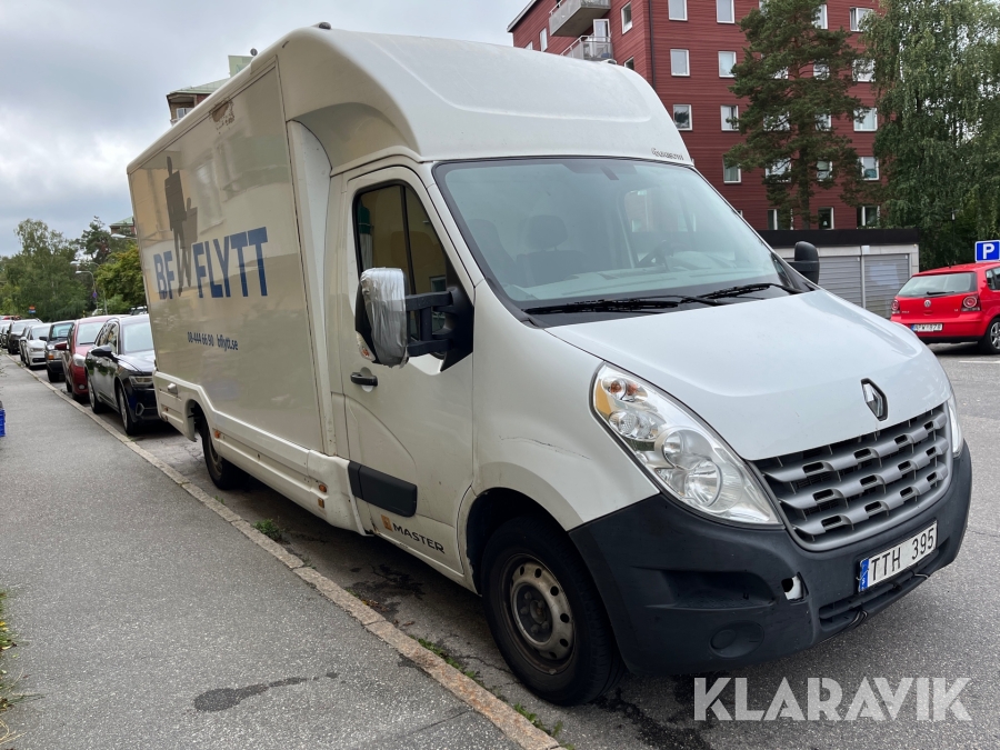 Flyttbil Renault Master, Stockholm, Klaravik auktioner