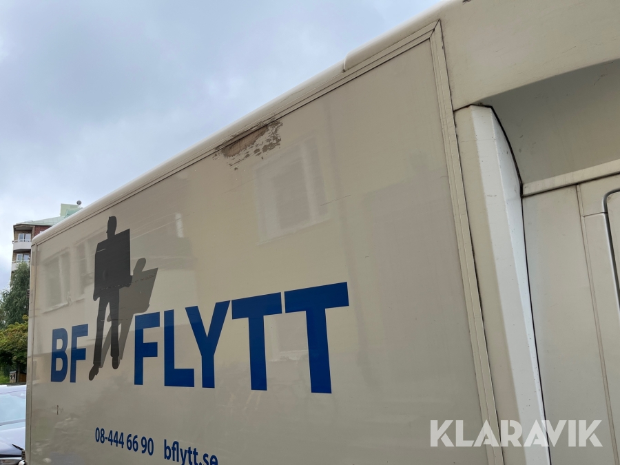 Flyttbil Renault Master, Stockholm, Klaravik auktioner