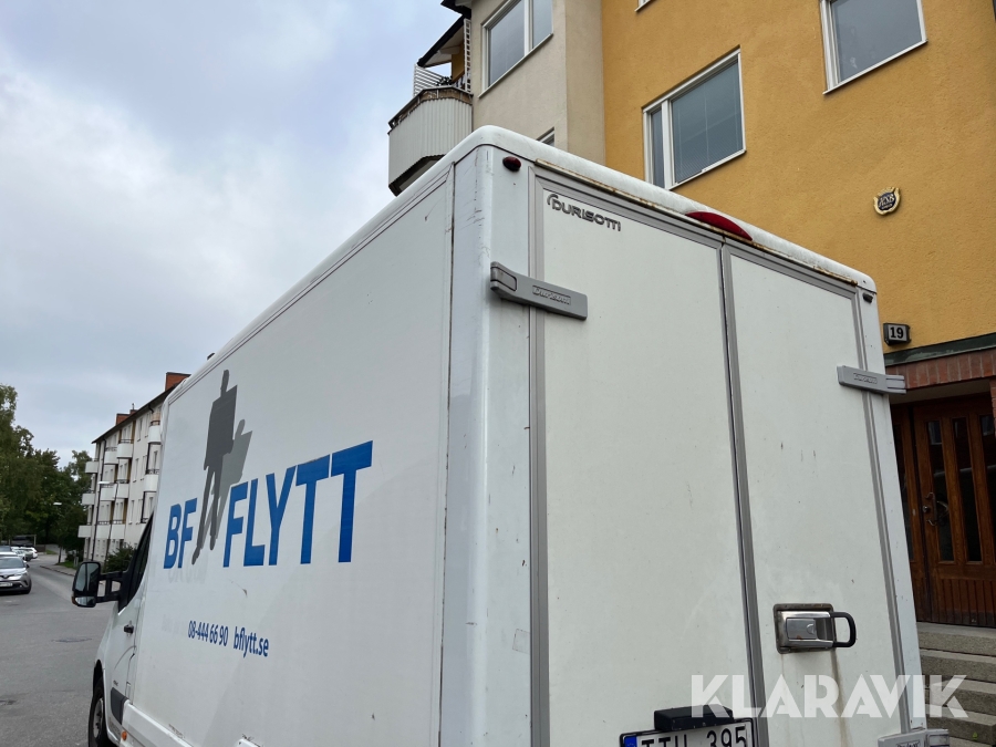 Flyttbil Renault Master, Stockholm, Klaravik auktioner