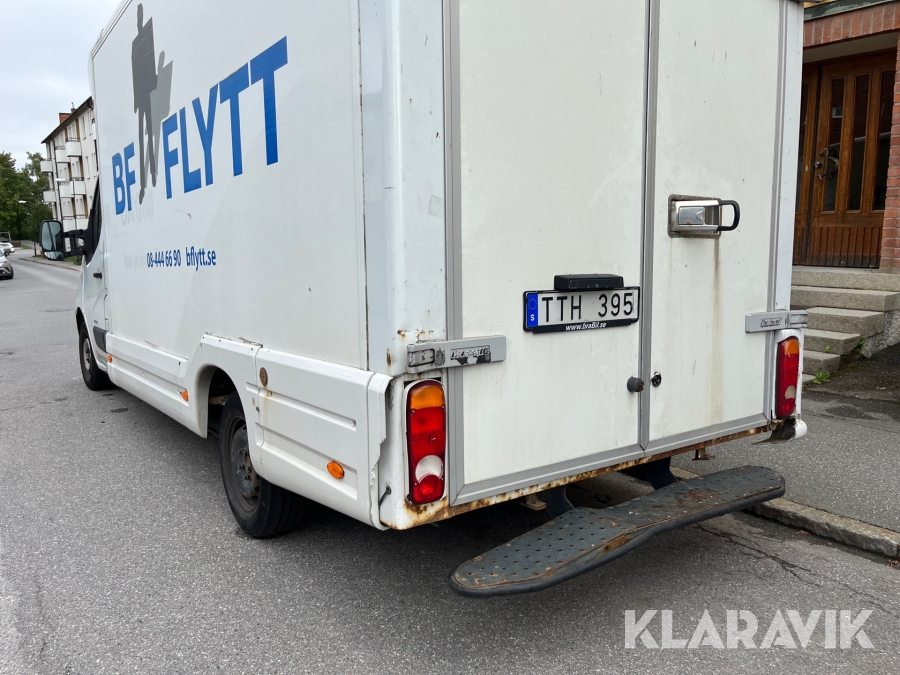 Flyttbil Renault Master, Stockholm, Klaravik auktioner