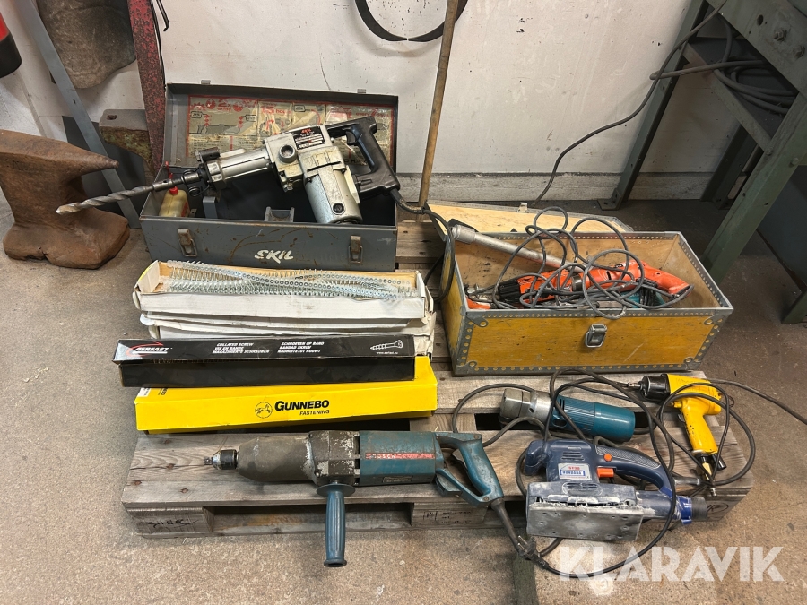 Byggmaskiner, Lerum, Klaravik auktioner