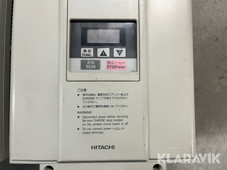 Inverter Hitachi J300, Stockholm, Klaravik auktioner