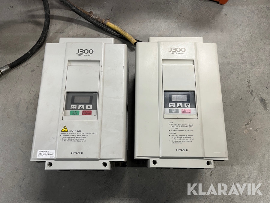 Inverter Hitachi J300, Stockholm, Klaravik auktioner