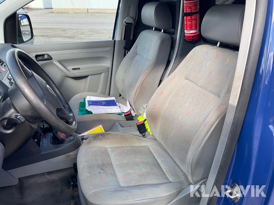 Skåpbil Volkswagen Caddy, Älmhult, Klaravik auktioner