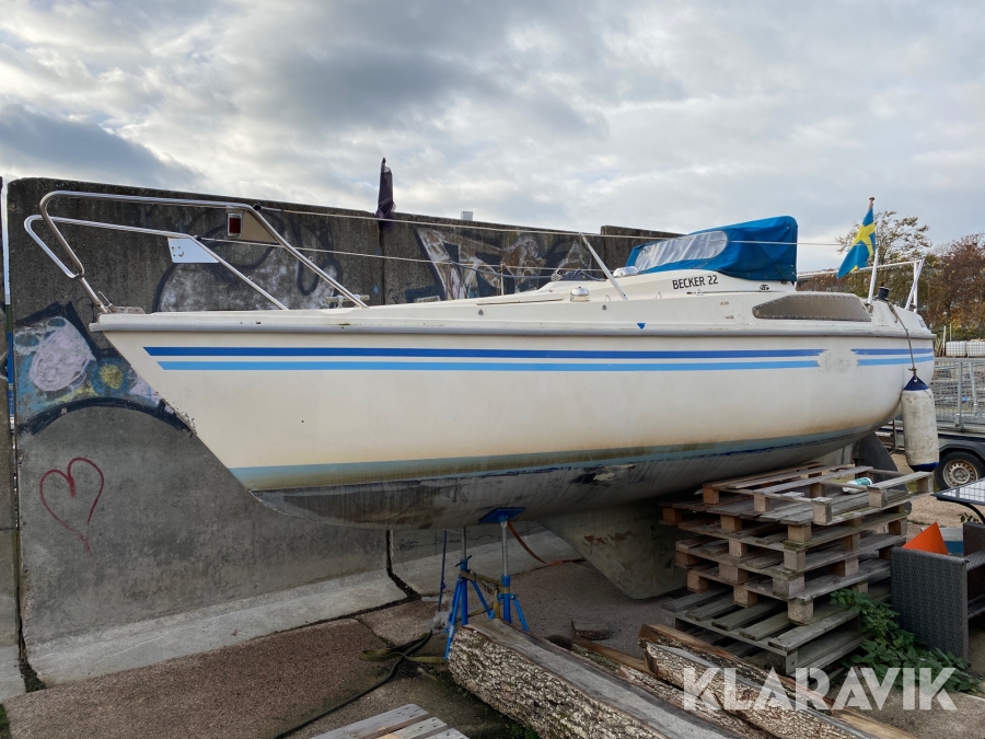 Segelbåt Becker 22, Halmstad, Klaravik auktioner