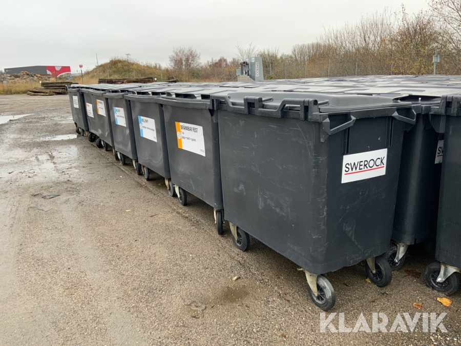 Sopkärl PWS 660 liter, Malmö, Klaravik