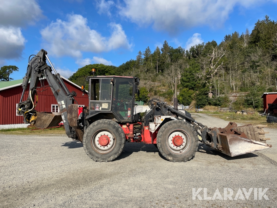 Grävlastare Huddig 760 med redskap