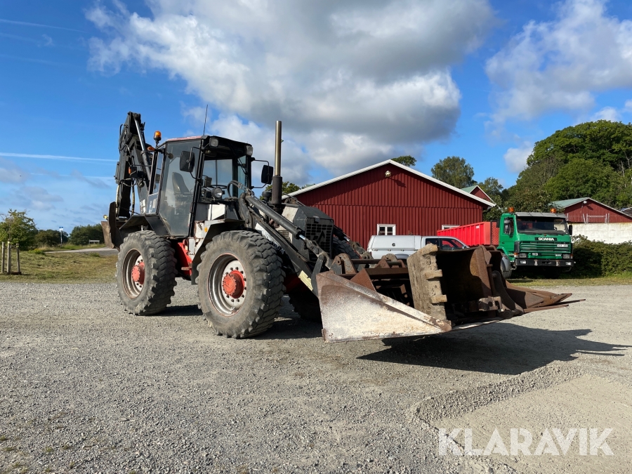 Grävlastare Huddig 760 med redskap