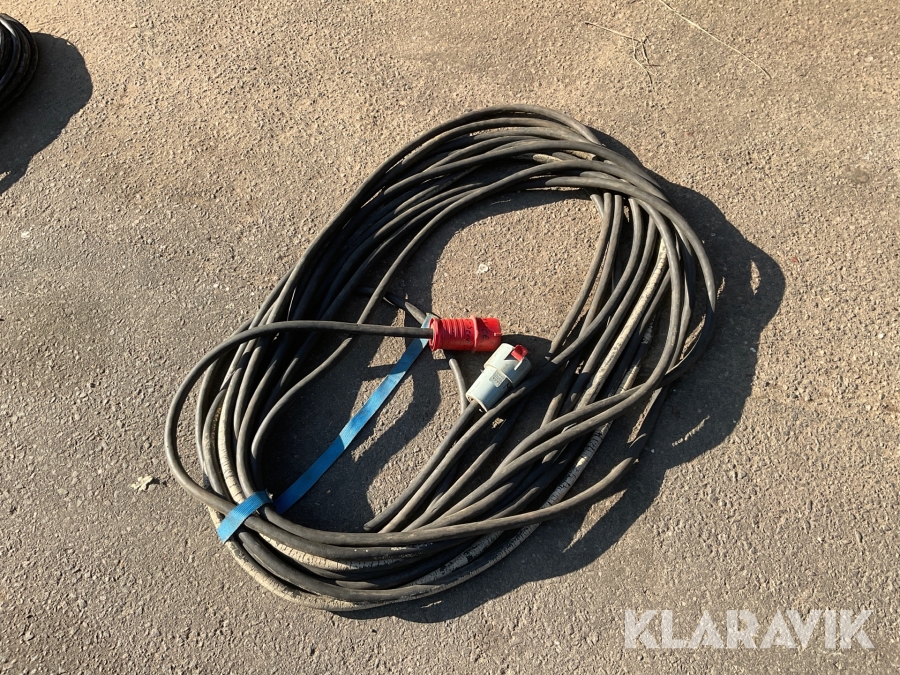 32A kabel 25m, Hjo, Klaravik auktioner