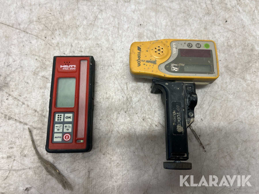 Lasermottagare Hilti , Topcon PRA 300 , LS-80L, Svalöv, Klar
