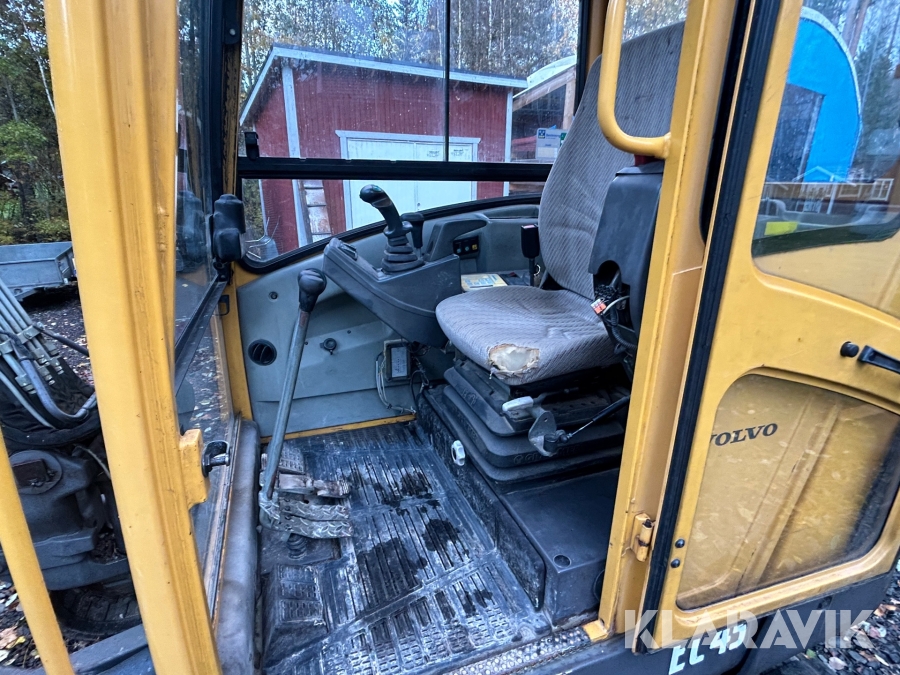Grävmaskin Volvo EC45, Falun, Klaravik auktioner