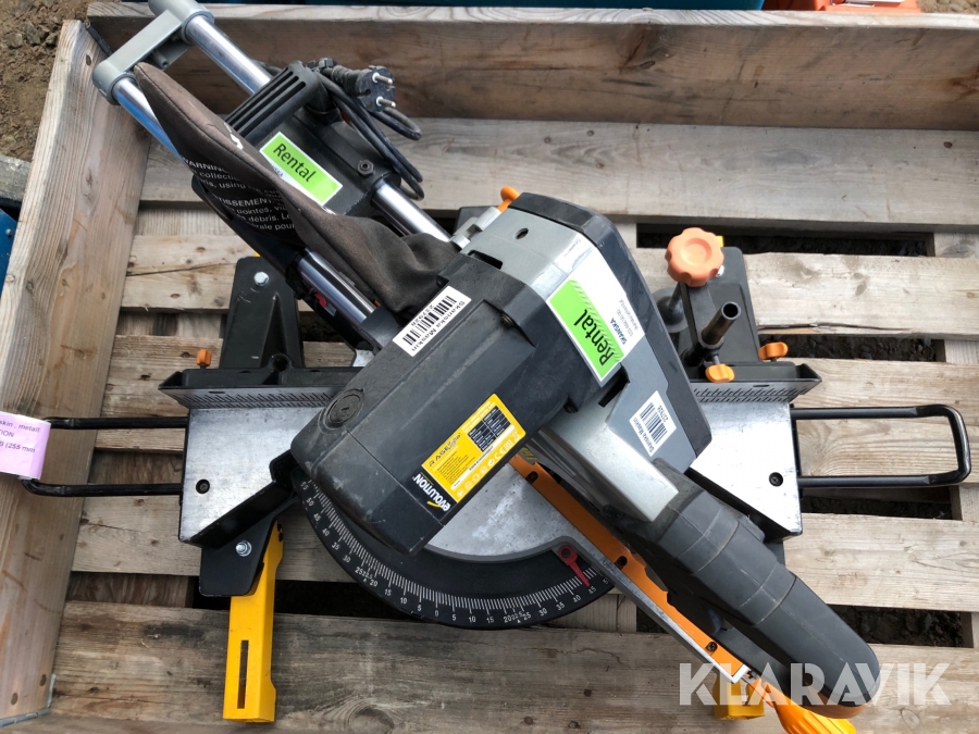 Klaravik Auktioner | Kapmaskin, metall Evolution Rage 3 DB 255mm
