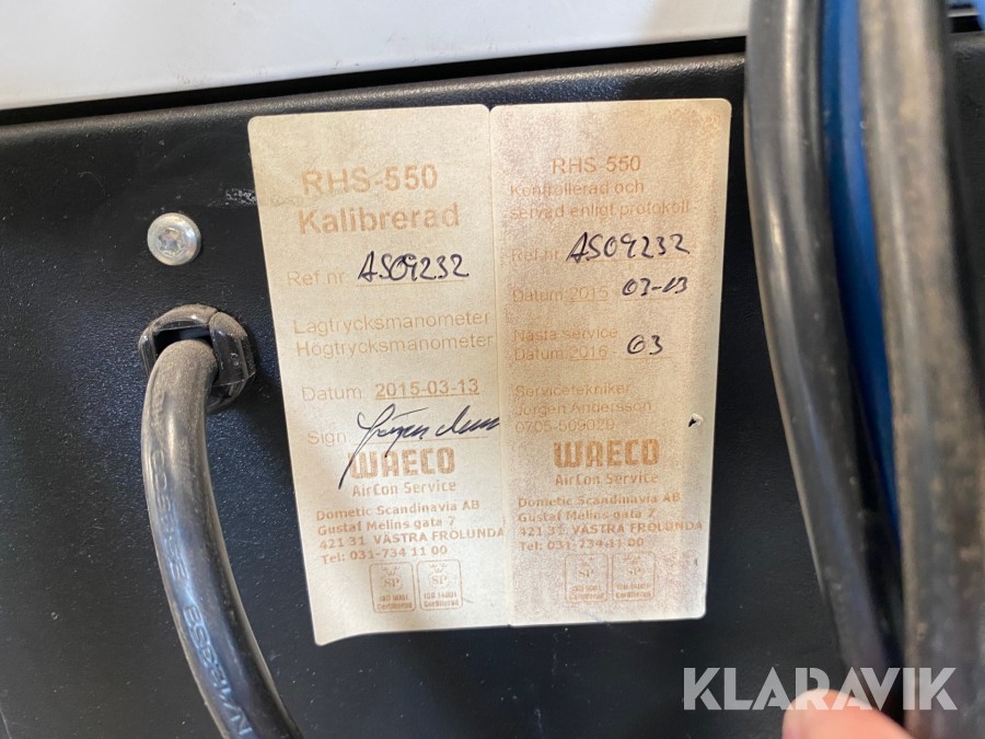 Klaravik Auktioner | AC Fyllare Waeco RHS-550