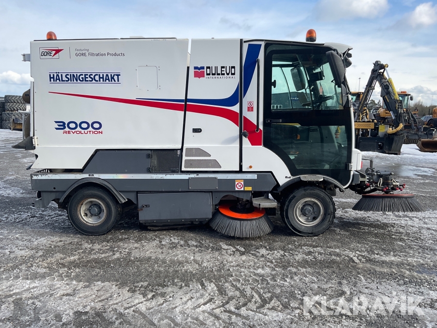 Sopmaskin Dulevo 3000 Revolution EU5, Hudiksvall, Klaravik a