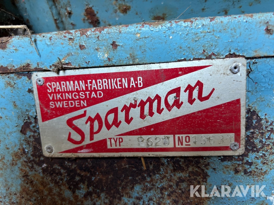 Elevator Sparman P620, Laholm, Klaravik auktioner