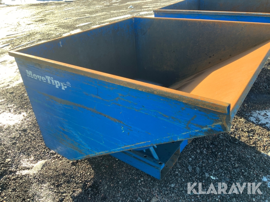 Tippcontainer, Flen, Klaravik auktioner