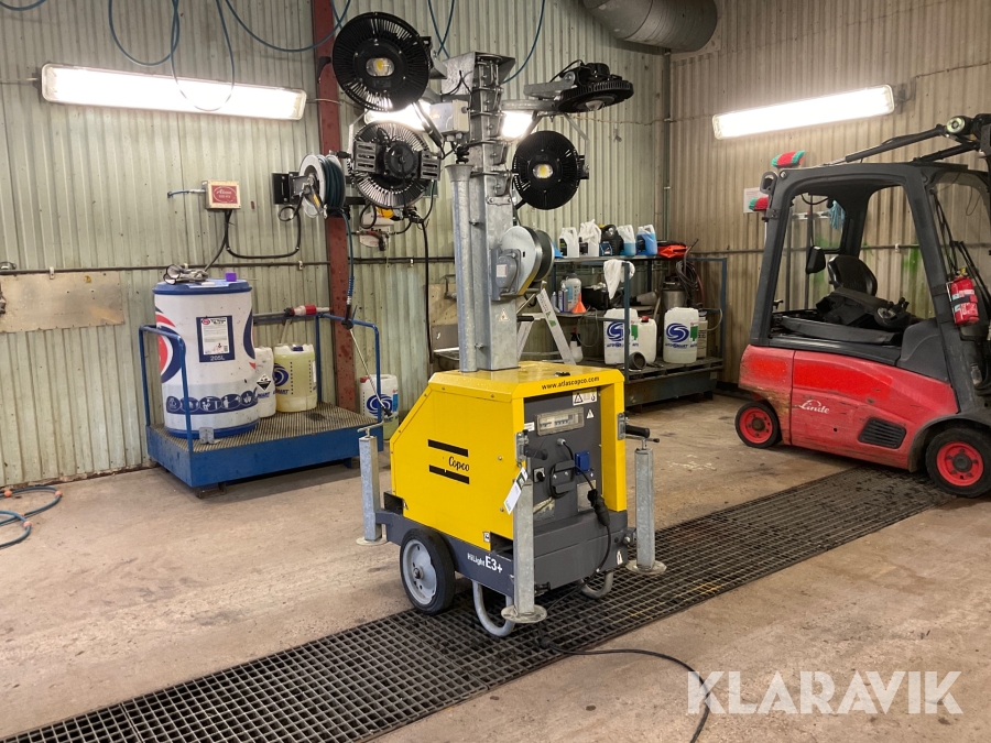 Belysningsmast Atlas Copco HiLight E3+, Jönköping, Klaravik