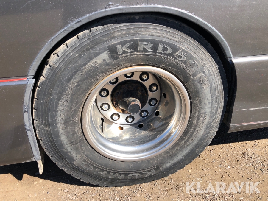 Husbil Racebuss Scania CL94UB4X2LB, Landskrona, Klaravik auk