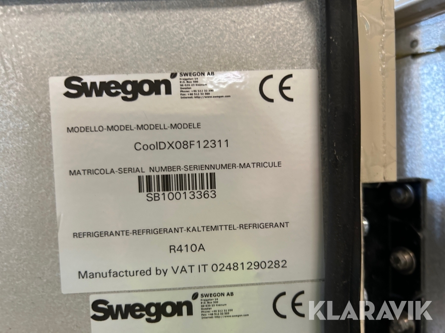 Lufftbehandlingsaggregat Swegon Gold RX08, Varberg, Klaravik