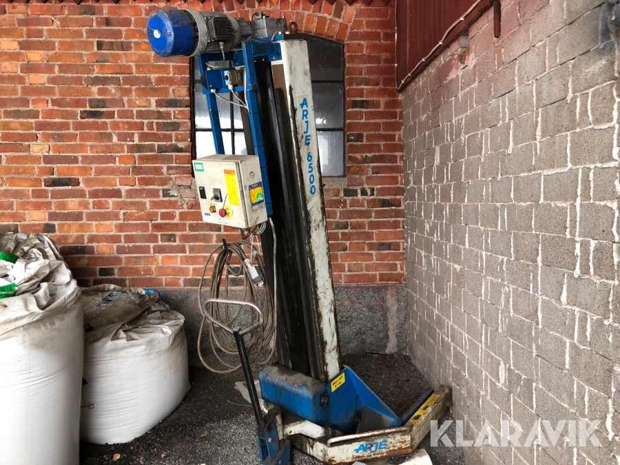 Enpelarlyft 8st Arje 6500