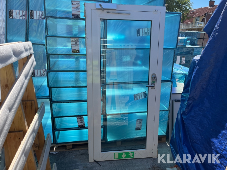 Aluminiumdörr, Gotland, Klaravik auktioner