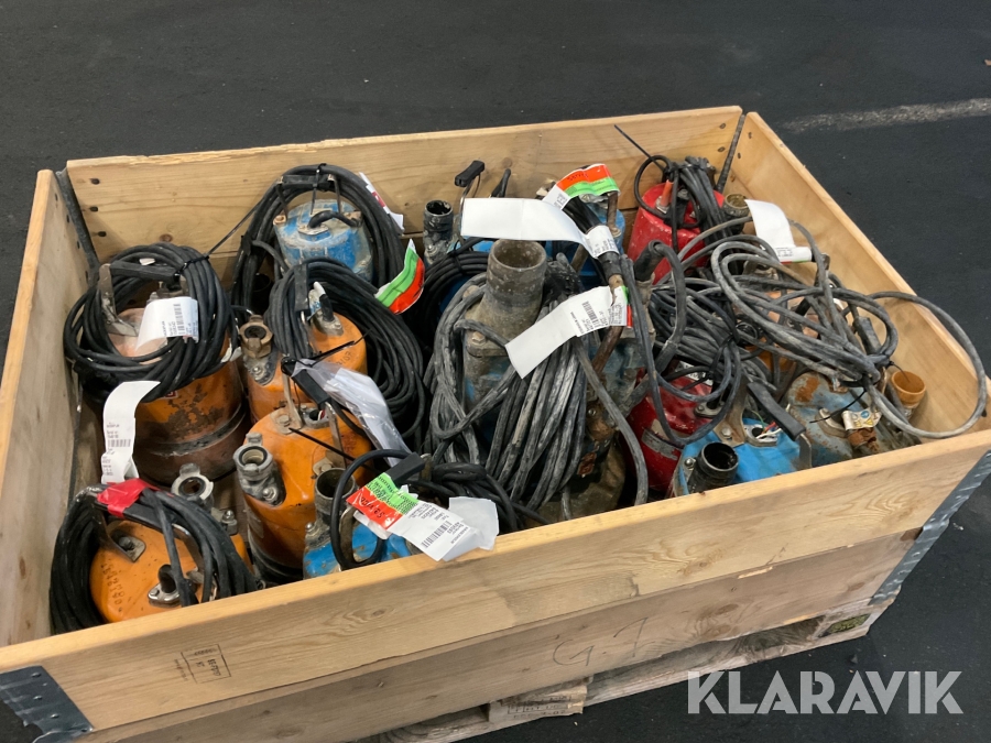 Pall med blandade pumpar Tsurumi, Profil Smart LSC1.4S, LB80